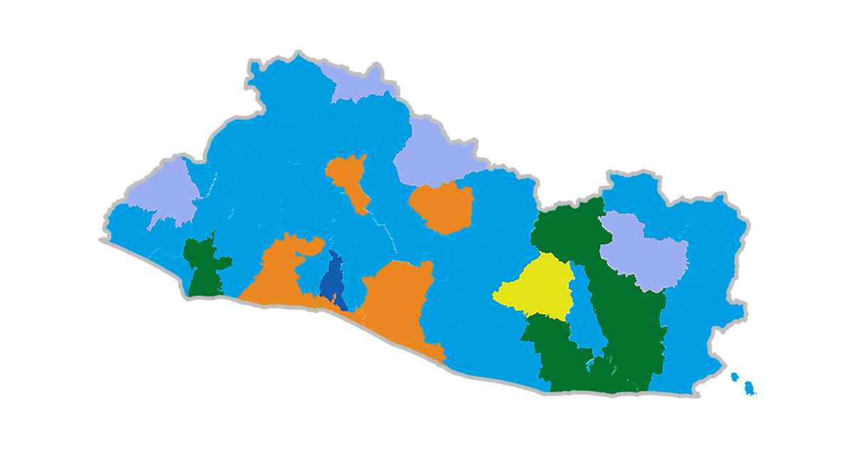 El nuevo mapa municipal de El Salvador